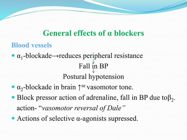 Alpha blockers class | PPTX | Heart and Cardiovascular Diseases ...