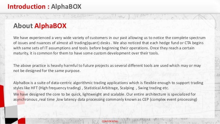 AlphaBox Technology Overview