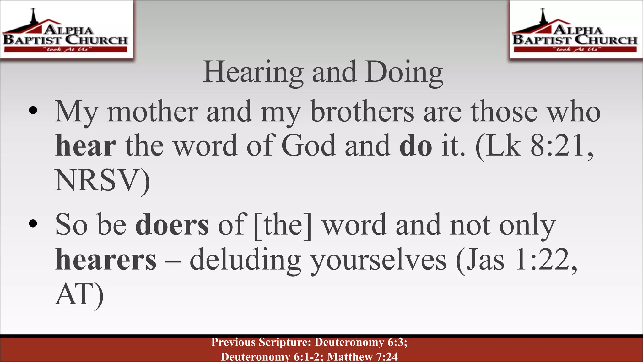 Matthew 7:24-27 Sermon Slides | "Listen the LORD, the Wise Foundation ...