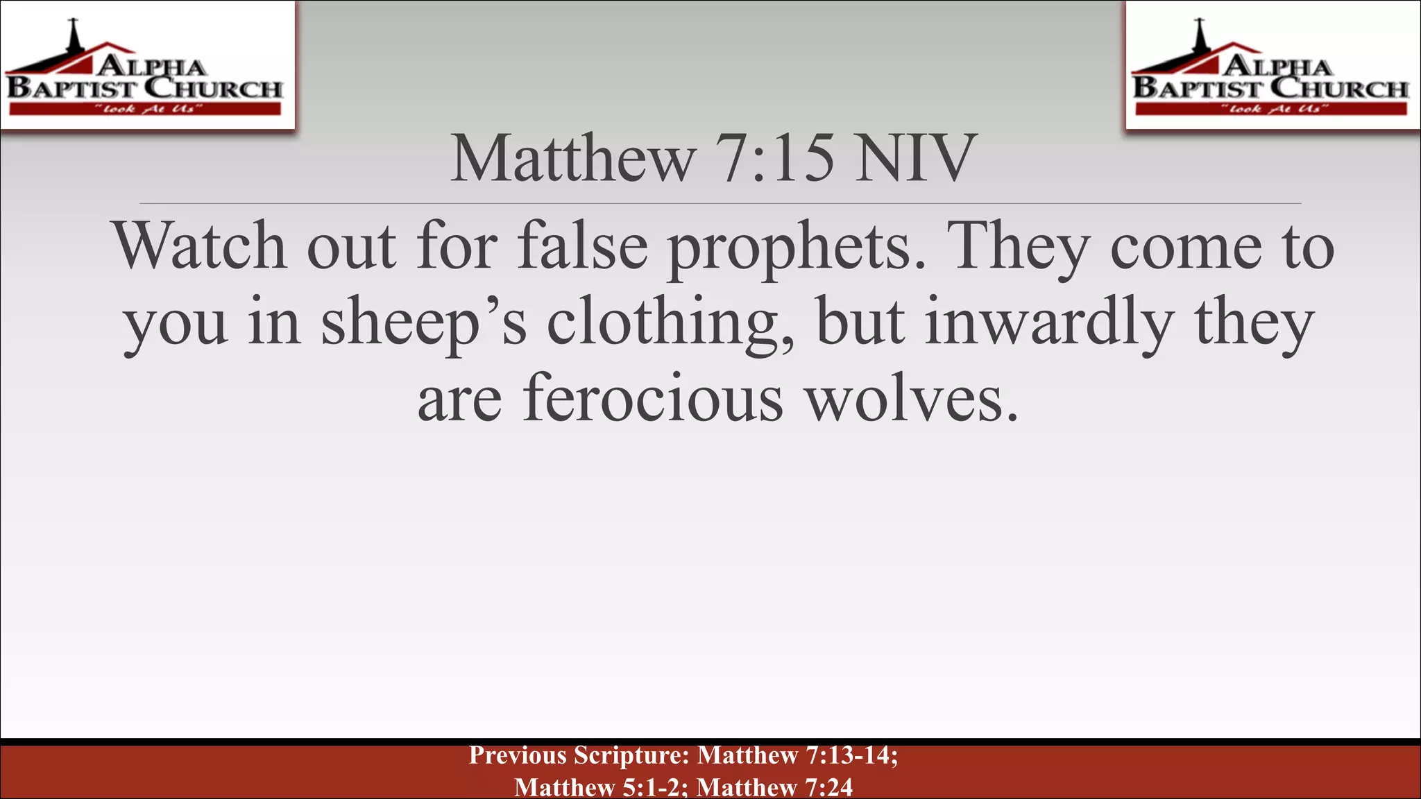 Matthew 7:24-27 Sermon Slides | "Listen the LORD, the Wise Foundation ...