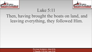 Luke 5:1-11 Sermon Slideshow | "Catch For Christ" | PDF