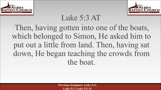 Luke 5:1-11 Sermon Slideshow | "Catch For Christ" | PDF