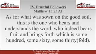 "Good Seed. Good Ground?" Matthew 13:1-23 Sermon Slideshow | PDF