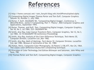 Alpha compositing computer technology | PPTX | Photo Editing Software ...
