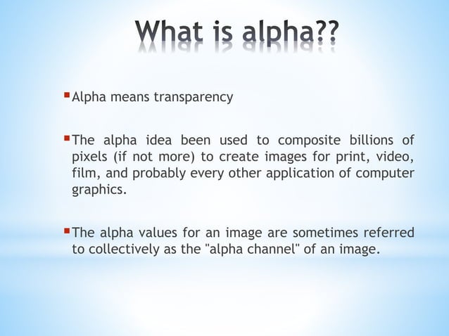 Alpha Compositing Computer Technology Ppt