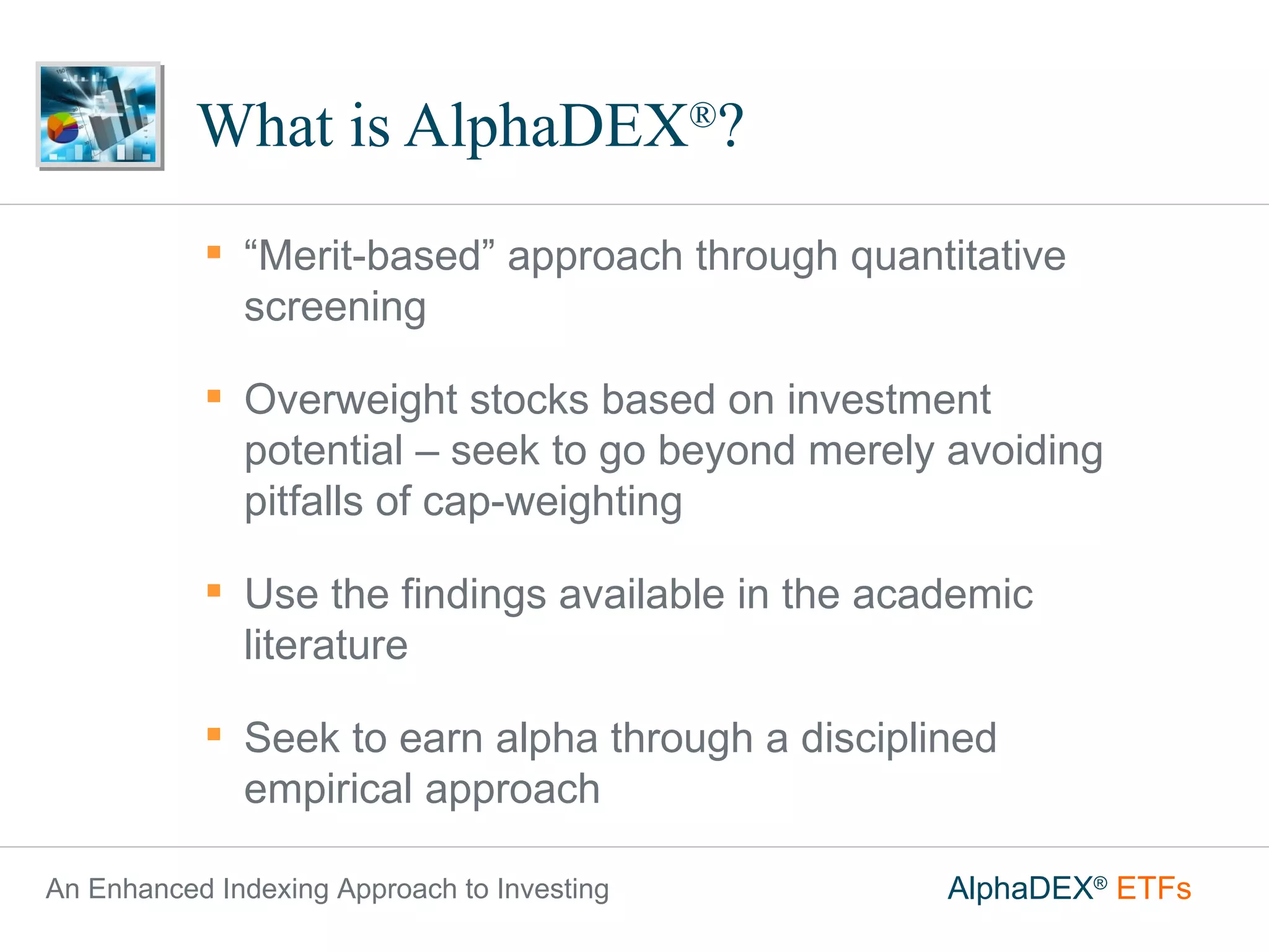 Alpha Dex Seminar Presentation