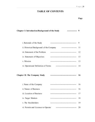 Feasibility Study (Water Refilling Station) | PDF