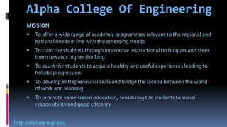 Alpha engineering college | PPTX