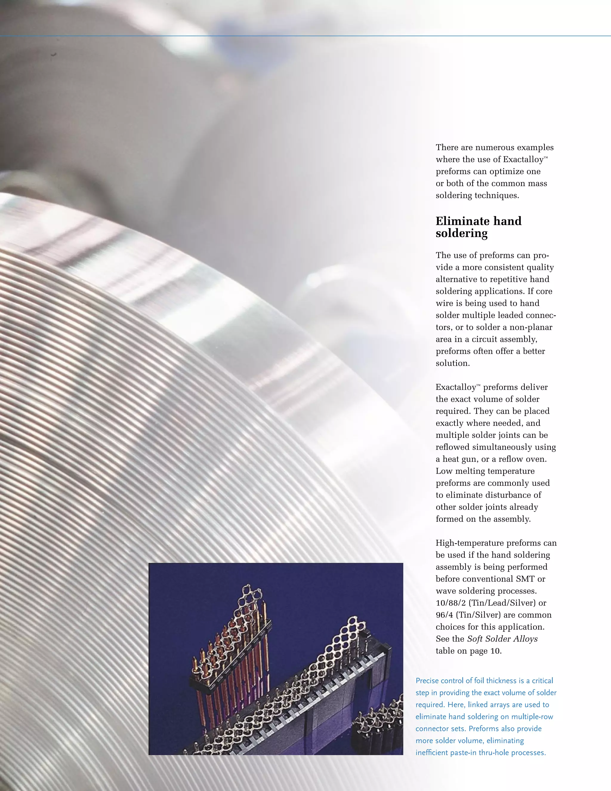 Alpha exactalloy Solder preforms for product and process improvement | PDF