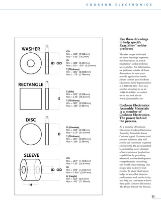 Alpha exactalloy Solder preforms for product and process improvement | PDF