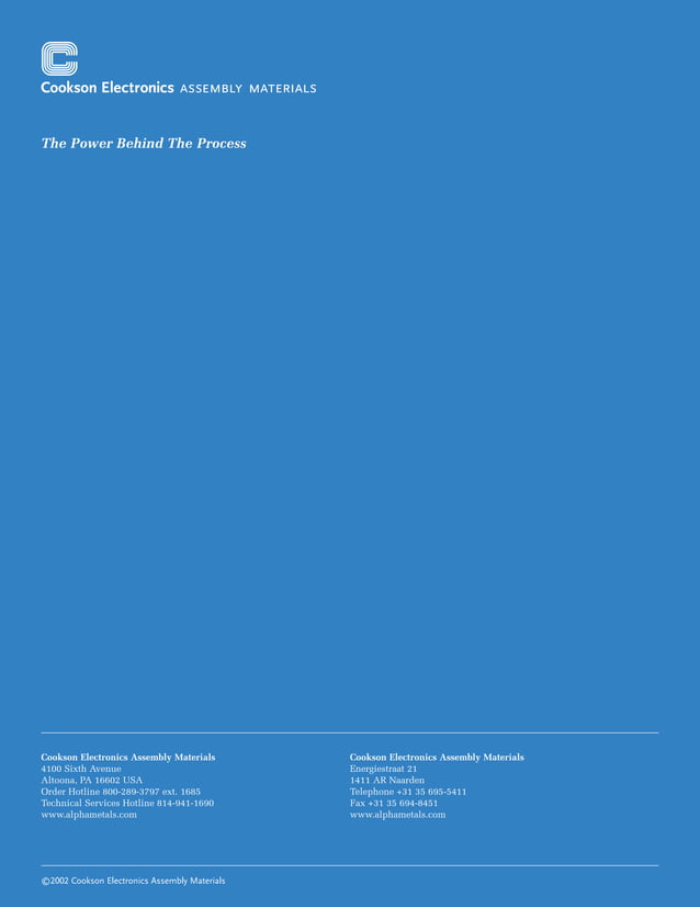 Alpha exactalloy Solder preforms for product and process improvement | PDF