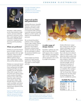 Alpha exactalloy Solder preforms for product and process improvement | PDF