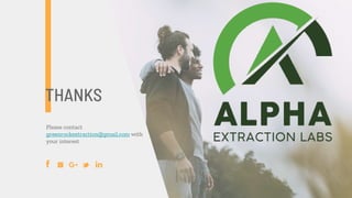 Alpha extraction concept note | PPT