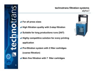 Dampening Solution Fine Filtration System | PDF