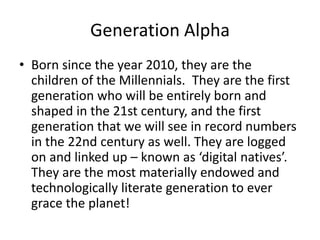 Alpha generatin | PPT
