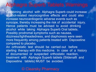 Alphagra Superb Tablets | PPT