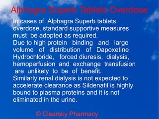 Alphagra Superb Tablets | PPT
