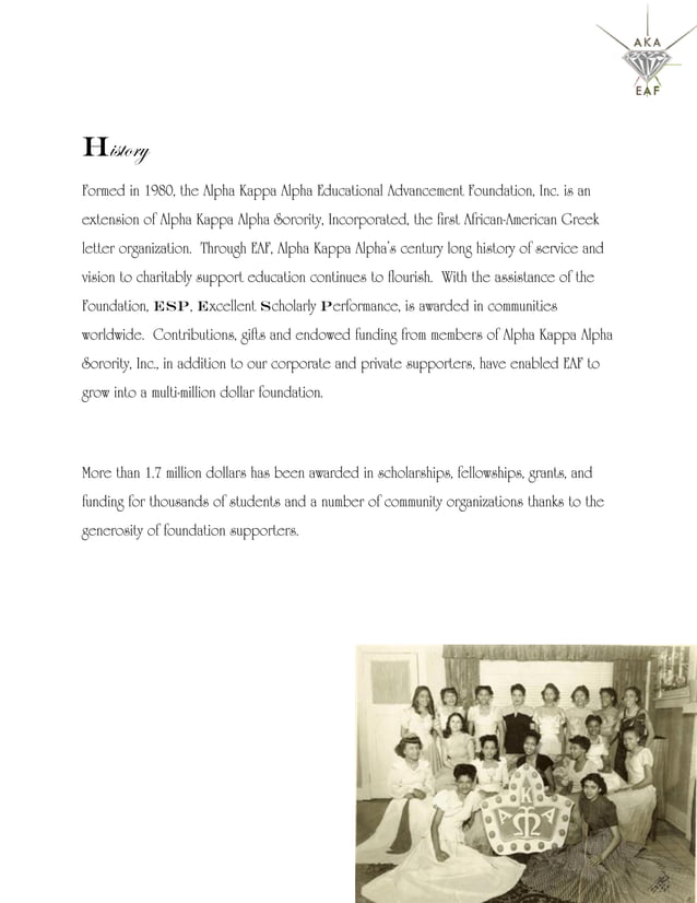 Alpha Kappa Alpha Educational Advancement Foundation | PDF