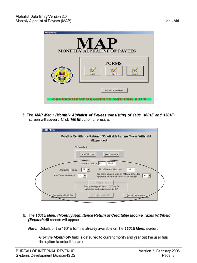 Alphalist map sawt_de_jobaid_ver2 | PDF