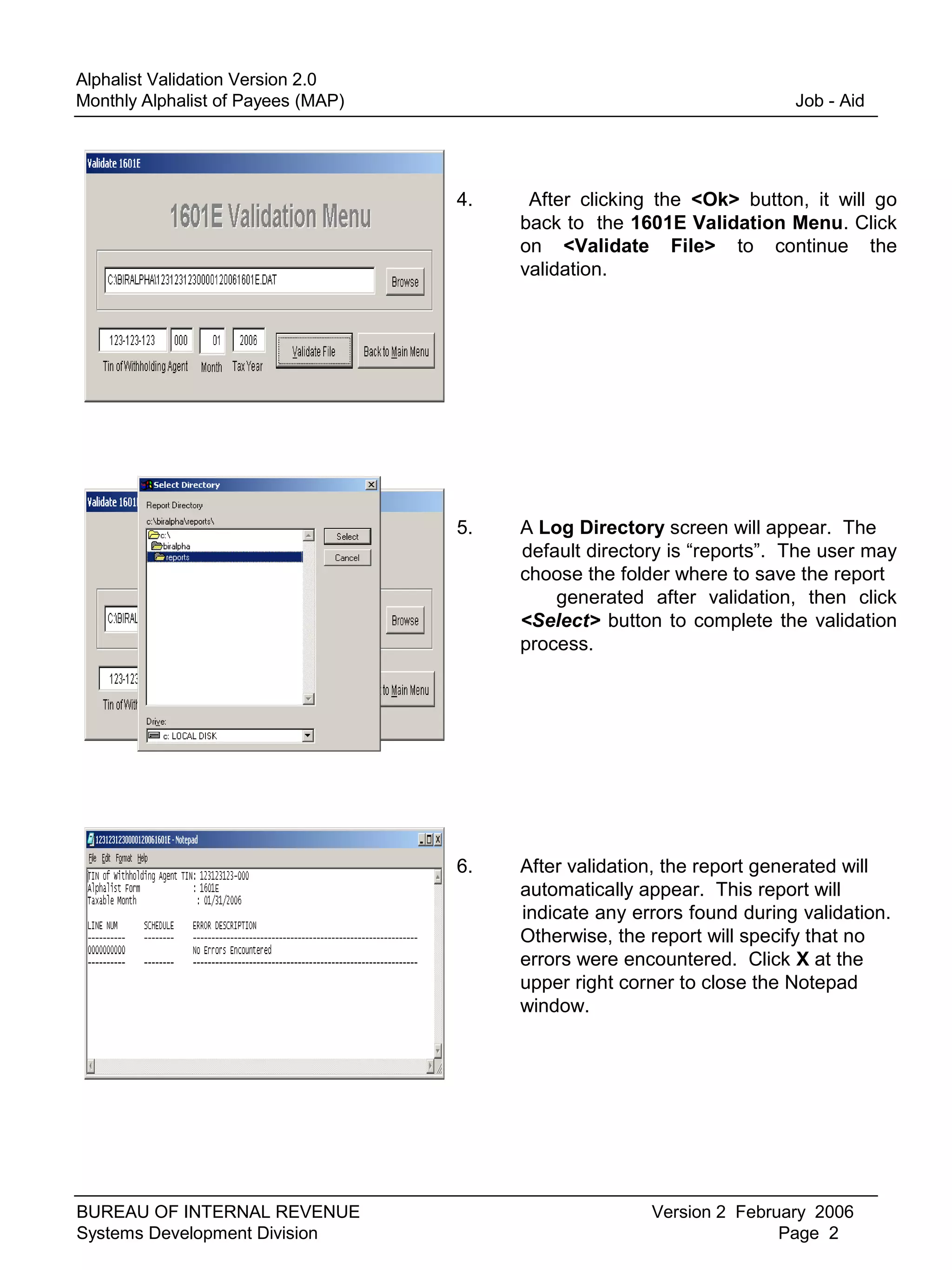 Alphalist sawt map_val_jobaid_ver2 | PPT
