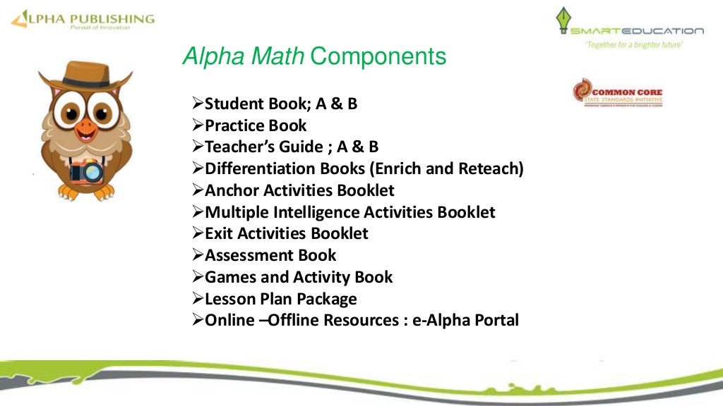 Alpha Math (Grades 1-5) Teacher Training