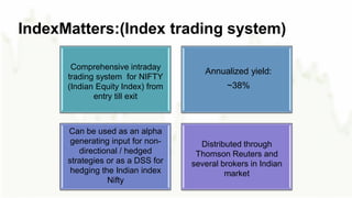Alphamatters an quant research firm | PPT