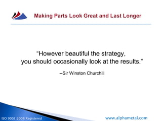 Alpha Metal Finishing Powerpoint | PPT