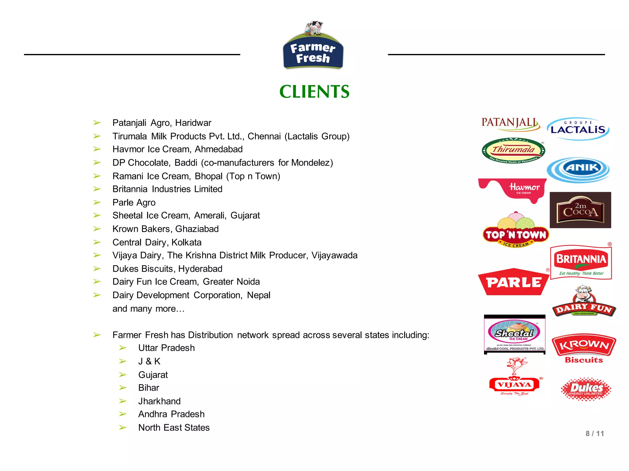 FarmerFresh Alpha milk foods company | PDF