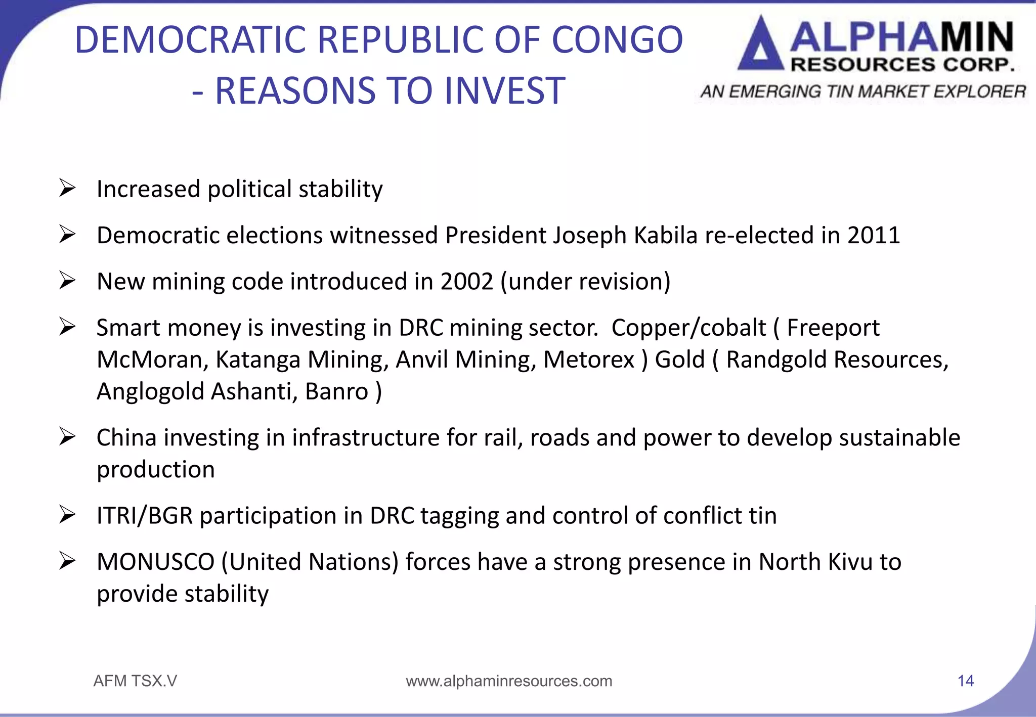 Alphamin presentation feb2015 | PPTX