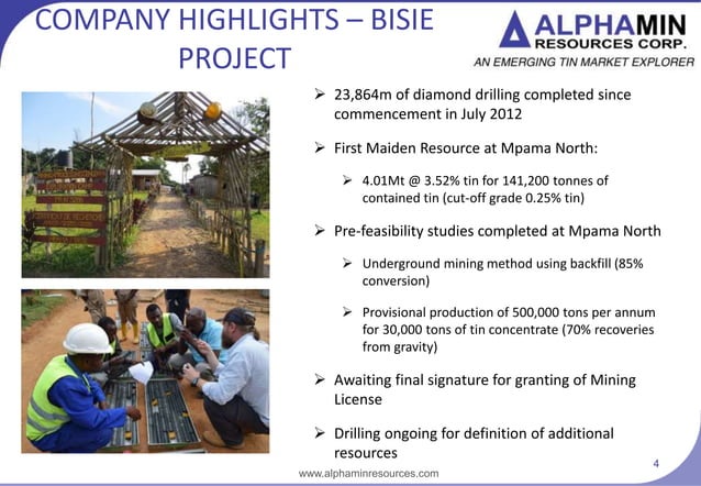 Alphamin presentation feb2015 | PPT | Free Download