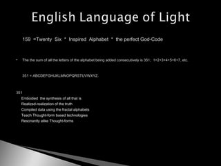 English Alphabet: Modern Language of Light | PDF