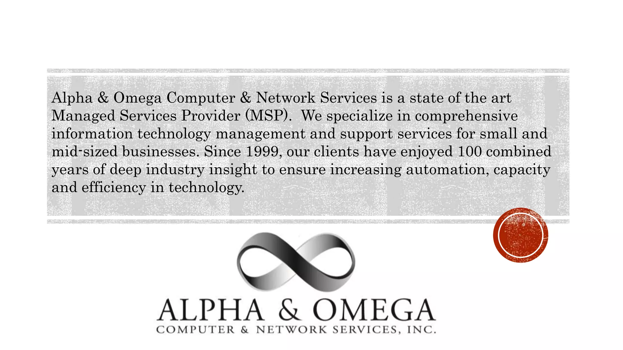 Alpha & Omega Presentation | PPTX | Internet | Computing