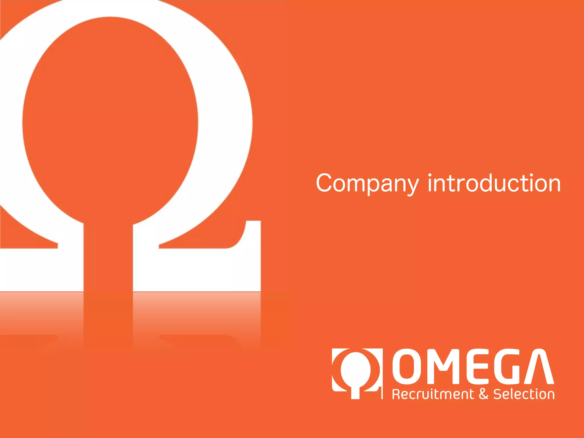 Alpha Search & Omega Recruitment Introduction | PPT