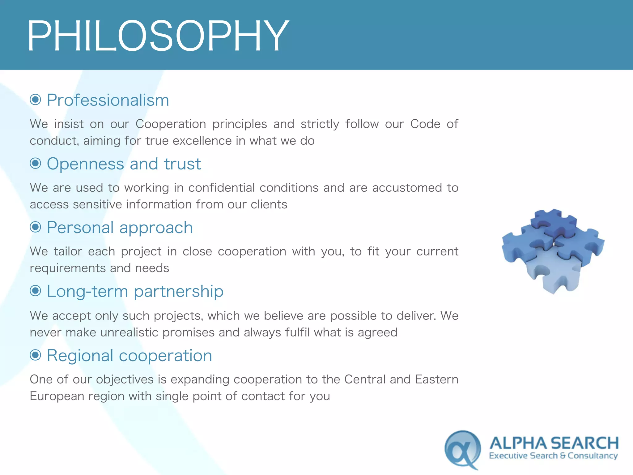 Alpha Search & Omega Recruitment Introduction | PPT