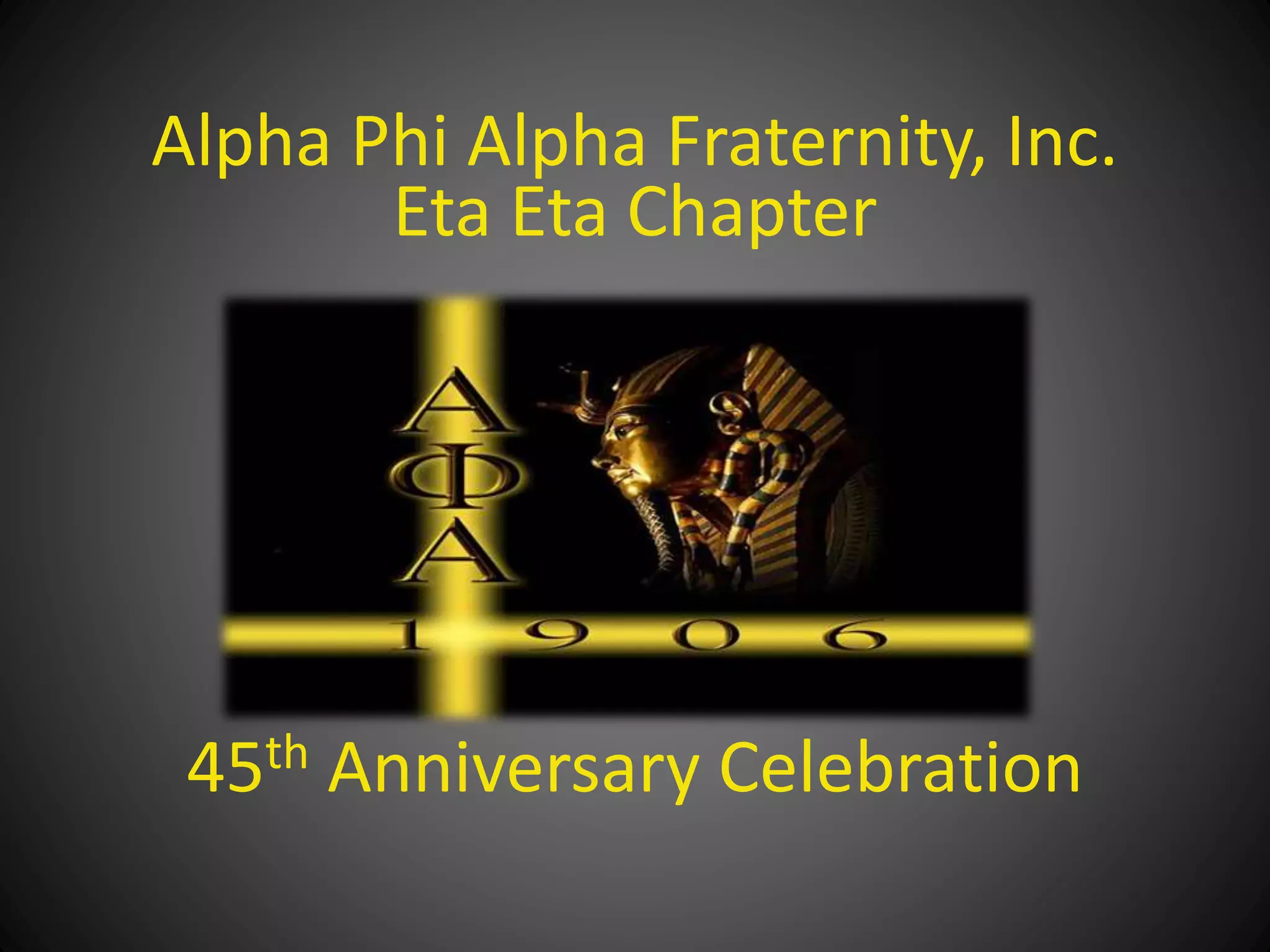 Alpha slide show proposal | PPTX