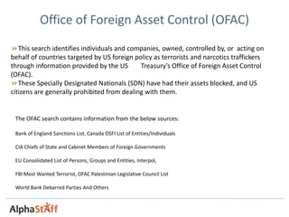 AlphaStaff Webinar Importance of Drug and Background Screening | PPT