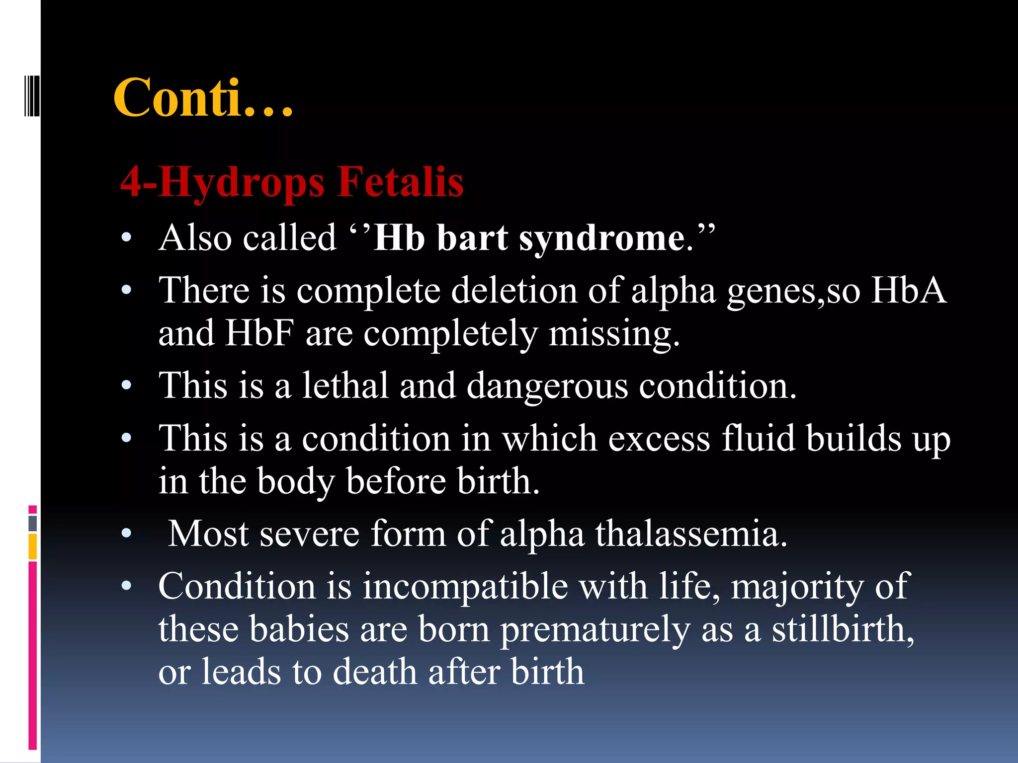 Alpha thalassemia | PPTX