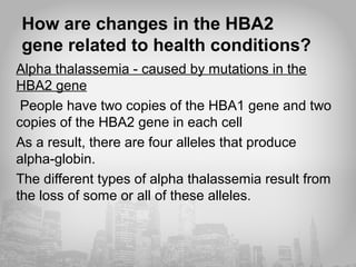 Alpha thalassemia(hba 2) | PPT