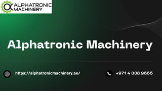 Alphatronic | limit switches in Dubai UAE | PPT