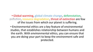 Environmental ethics | PPT