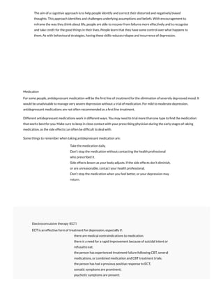 What Is Depression? | PDF