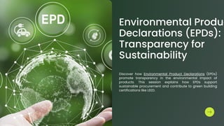 Key Certifications and Strategies for Sustainable Development and Green Building | PDF