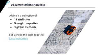 Alpine.js: the outsider Javascript framework | PPT