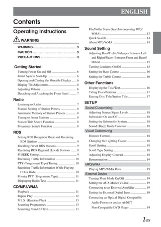 Alpine cda 9851-r_en | PDF