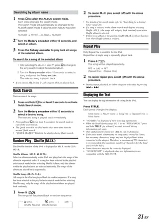 Alpine cda 9851-r_en | PDF