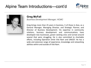 Introduction of Alpine Creative | PPT