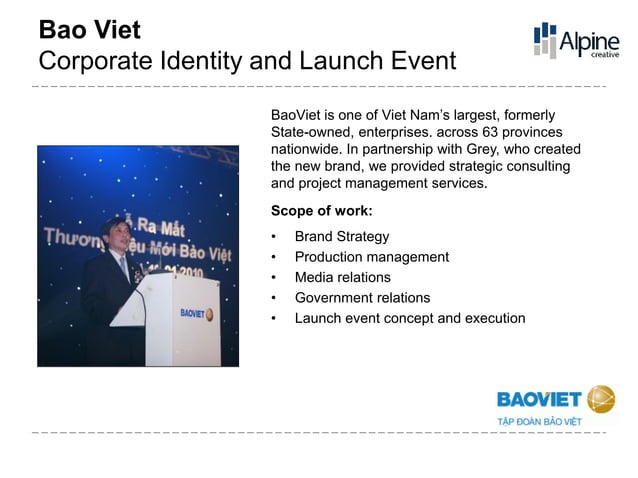 Introduction of Alpine Creative | PPT