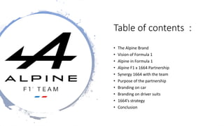 Alpine formula 1 | PPTX