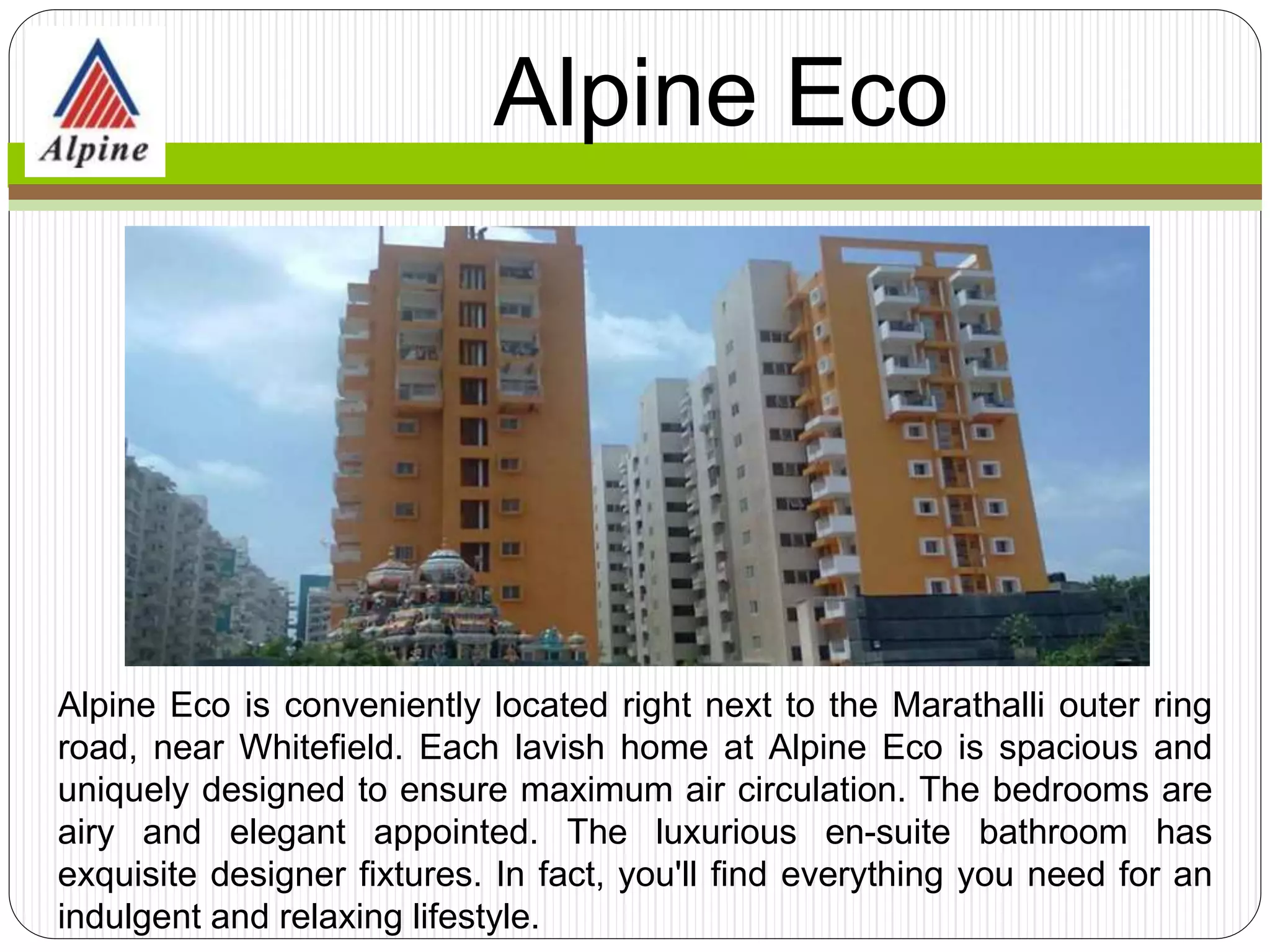 Alpine Housing Development Corporation Limited, | PPTX