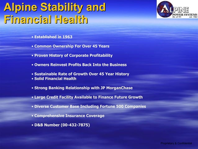 Alpine Power Systems | PPT